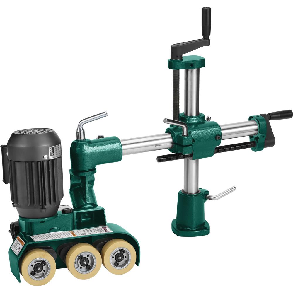 Grizzly G4176 - 1/4 HP 4-Speed 3-Roller Power Feeder, Single-Phase ...