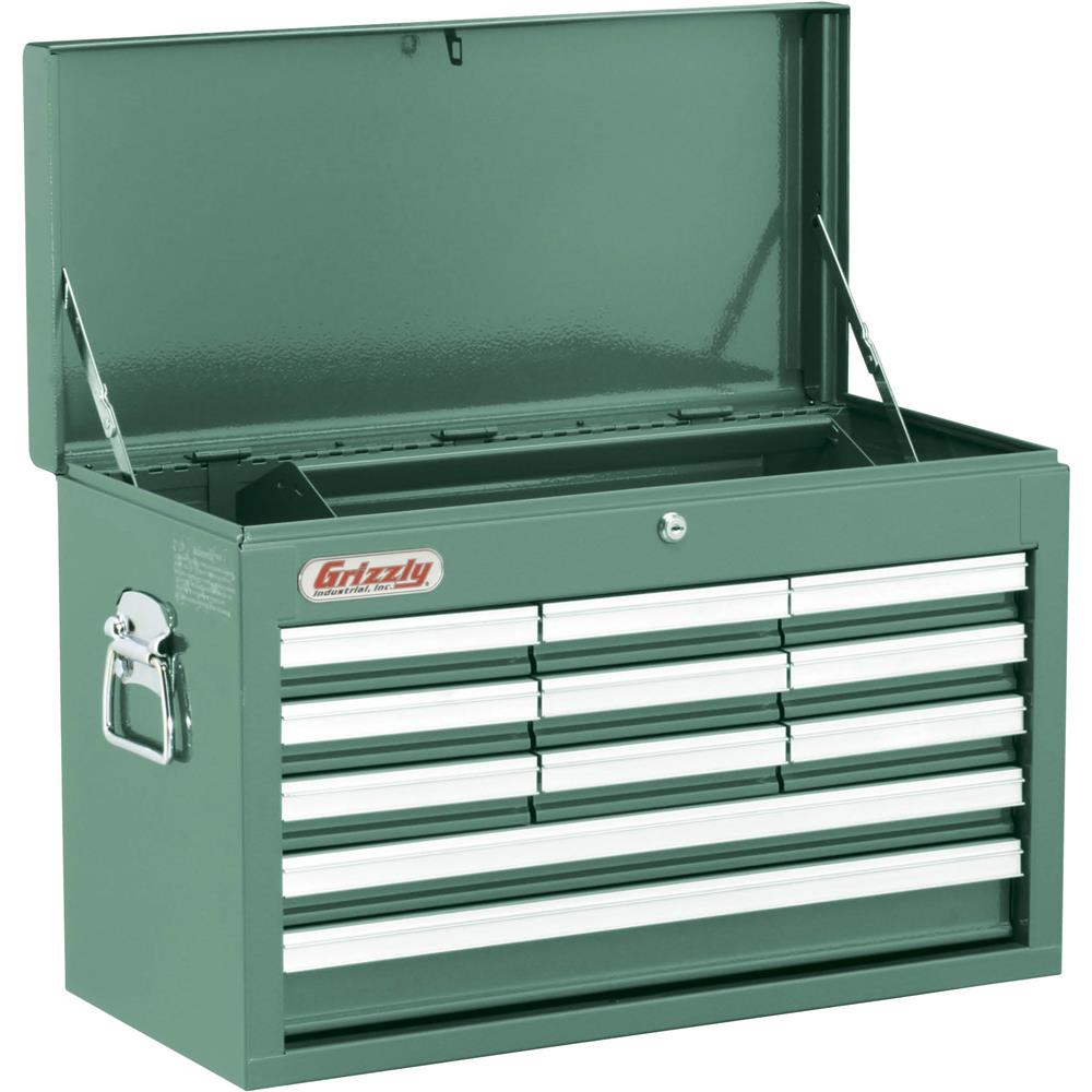 Grizzly H7733 - 11-Drawer Tool Chest, 12" Deep - Grizzly Industrial, Inc.