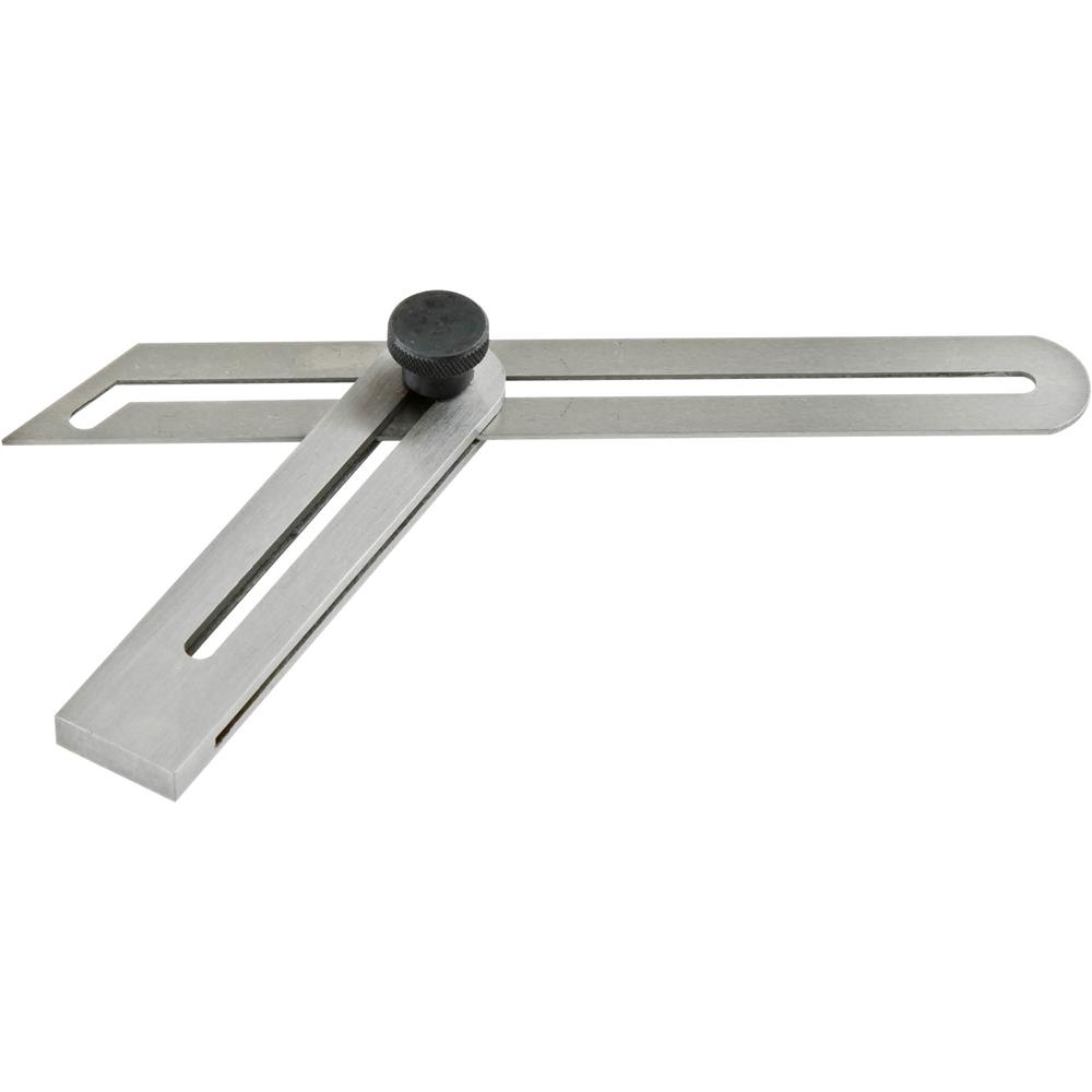 6" Stainless Steel Precision T Slide Protractor - Grizzly Industrial
