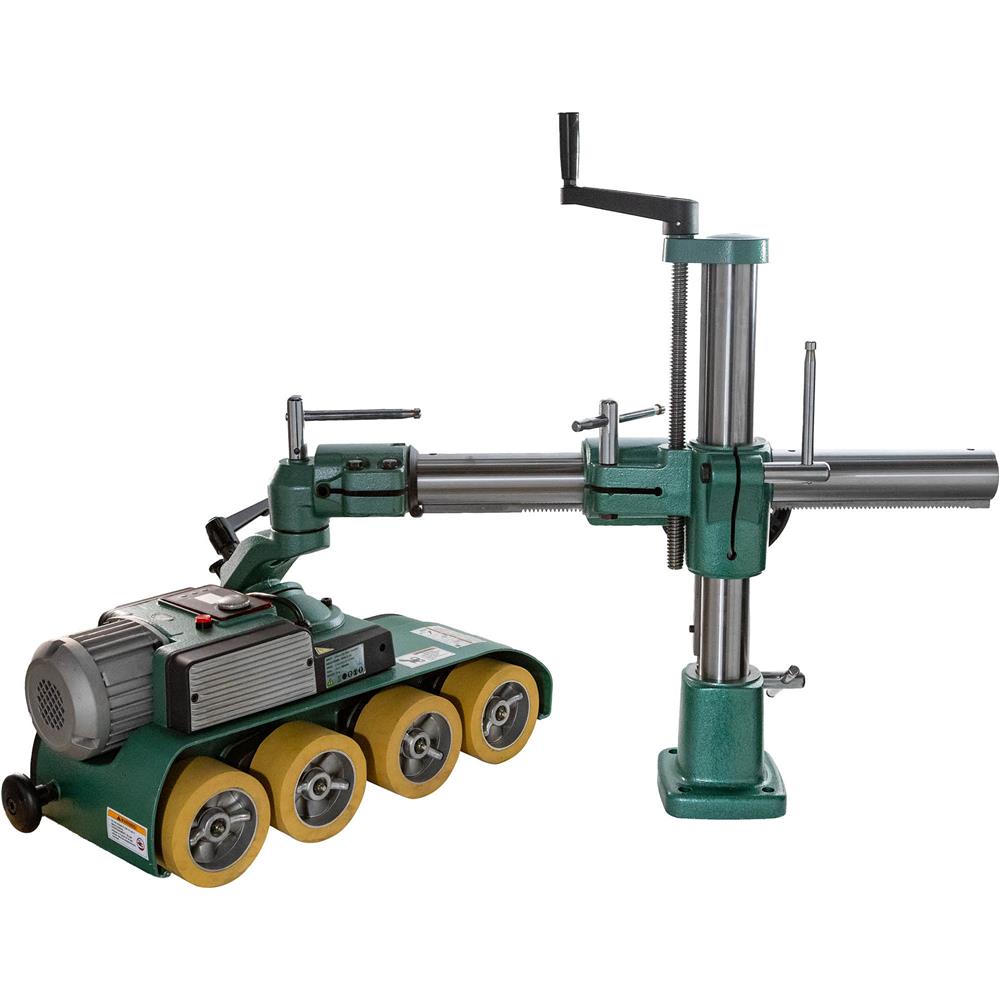 Grizzly T33926 - 2/3 HP Variable-Speed 4-Roller Power Feeder, Single ...