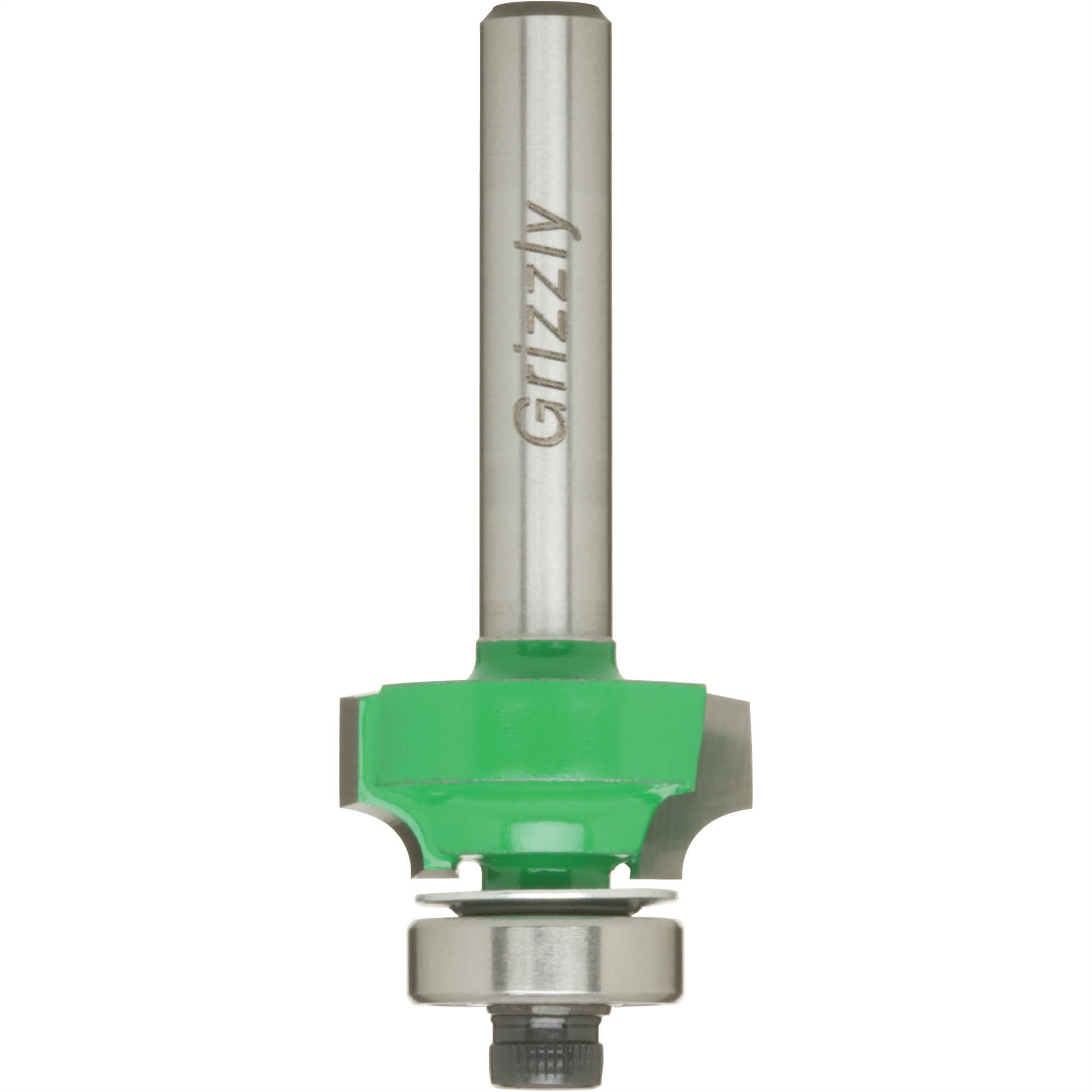 1/8"r Anti-Kickback Roundover Bit, 1/4" Shank - Grizzly Industrial