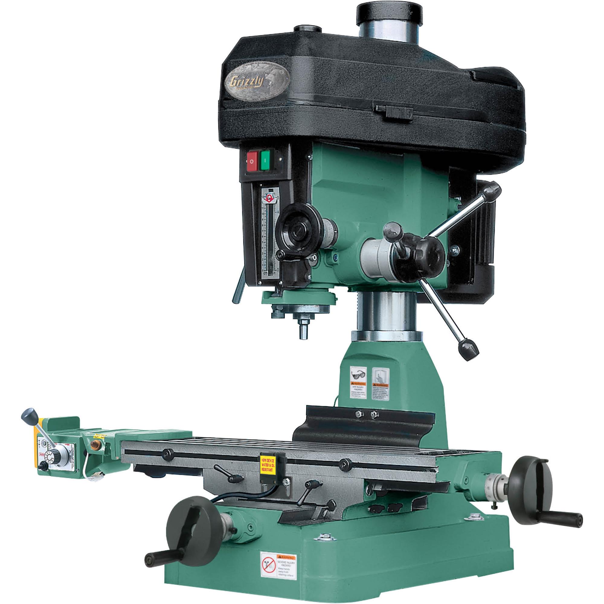 Mill/Drill w/ Variable-Speed Power Feed - Grizzly Industrial, Inc.