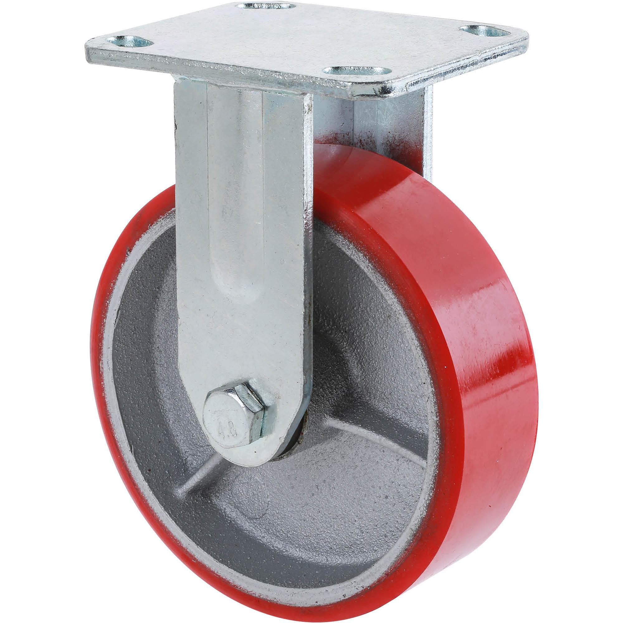 6" Heavy-Duty Fixed Caster - Grizzly Industrial