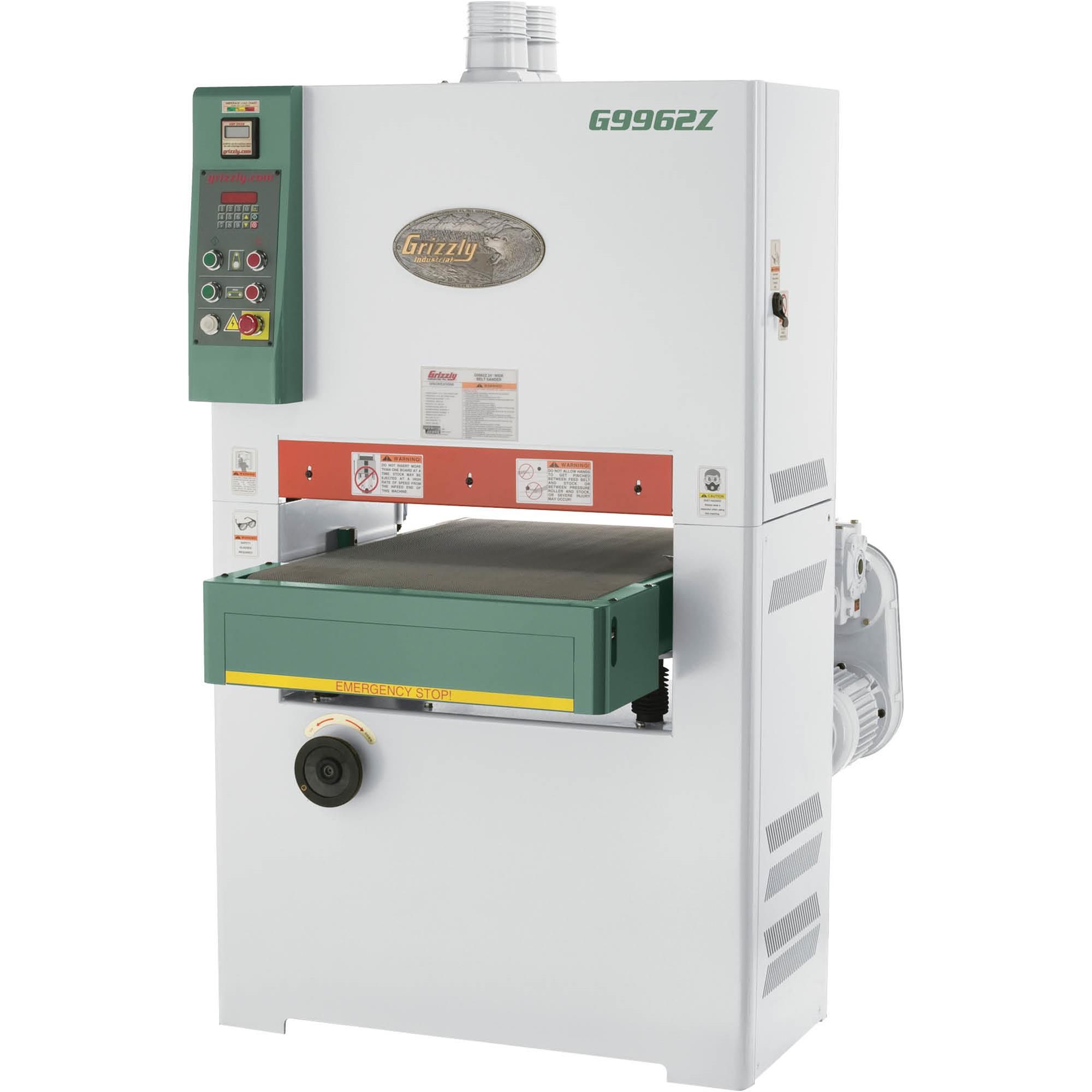 24 10 HP Wide Belt Sander Grizzly Industrial Inc