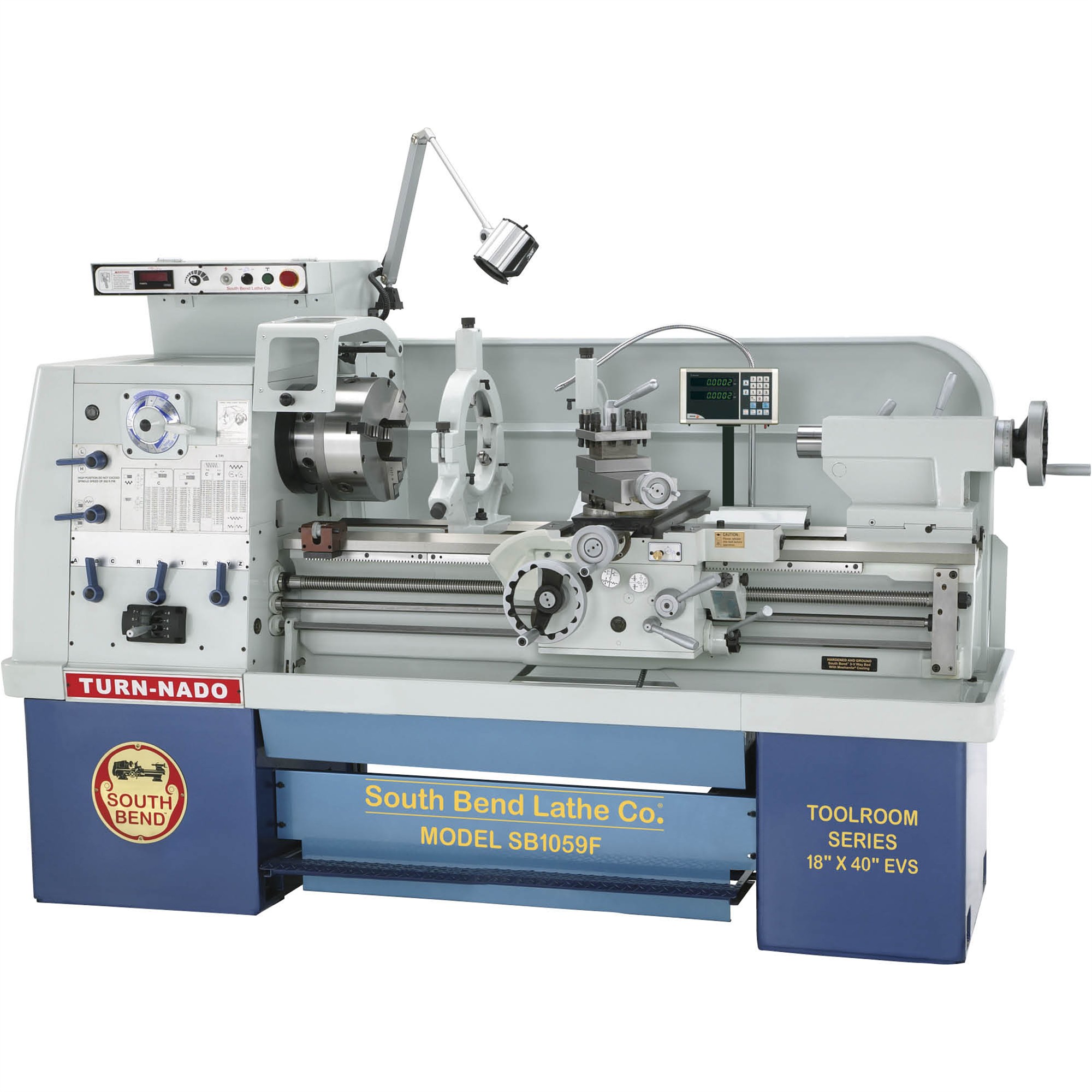 18" x 40" Electronic Variable-Speed Lathe with DRO - Grizzly Industrial ...