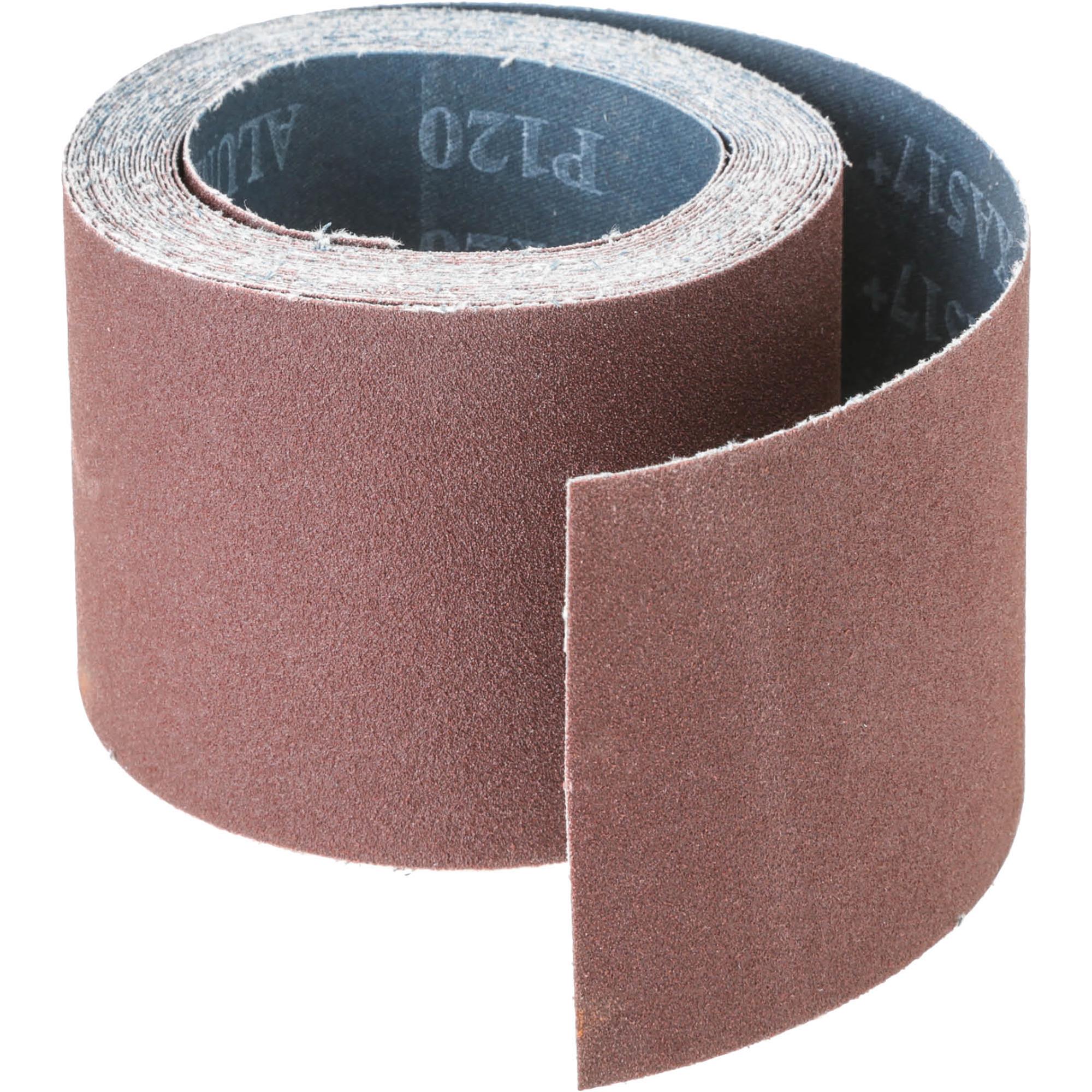 3" x 22' A/O Sanding Roll 120 Grit - Grizzly Industrial, Inc.