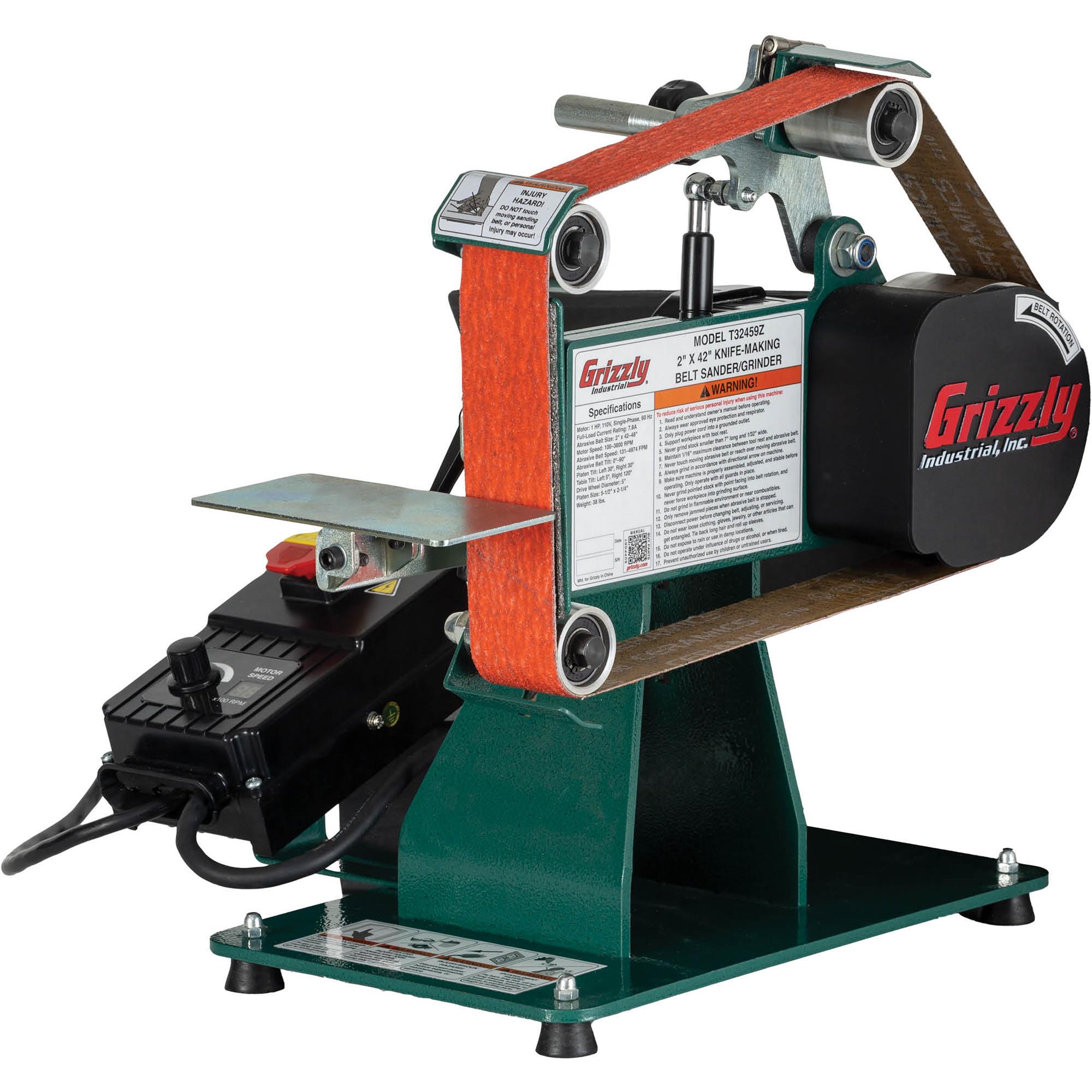 2" x 42" Knife-Making Belt Sander/Grinder - Grizzly Industrial, Inc.