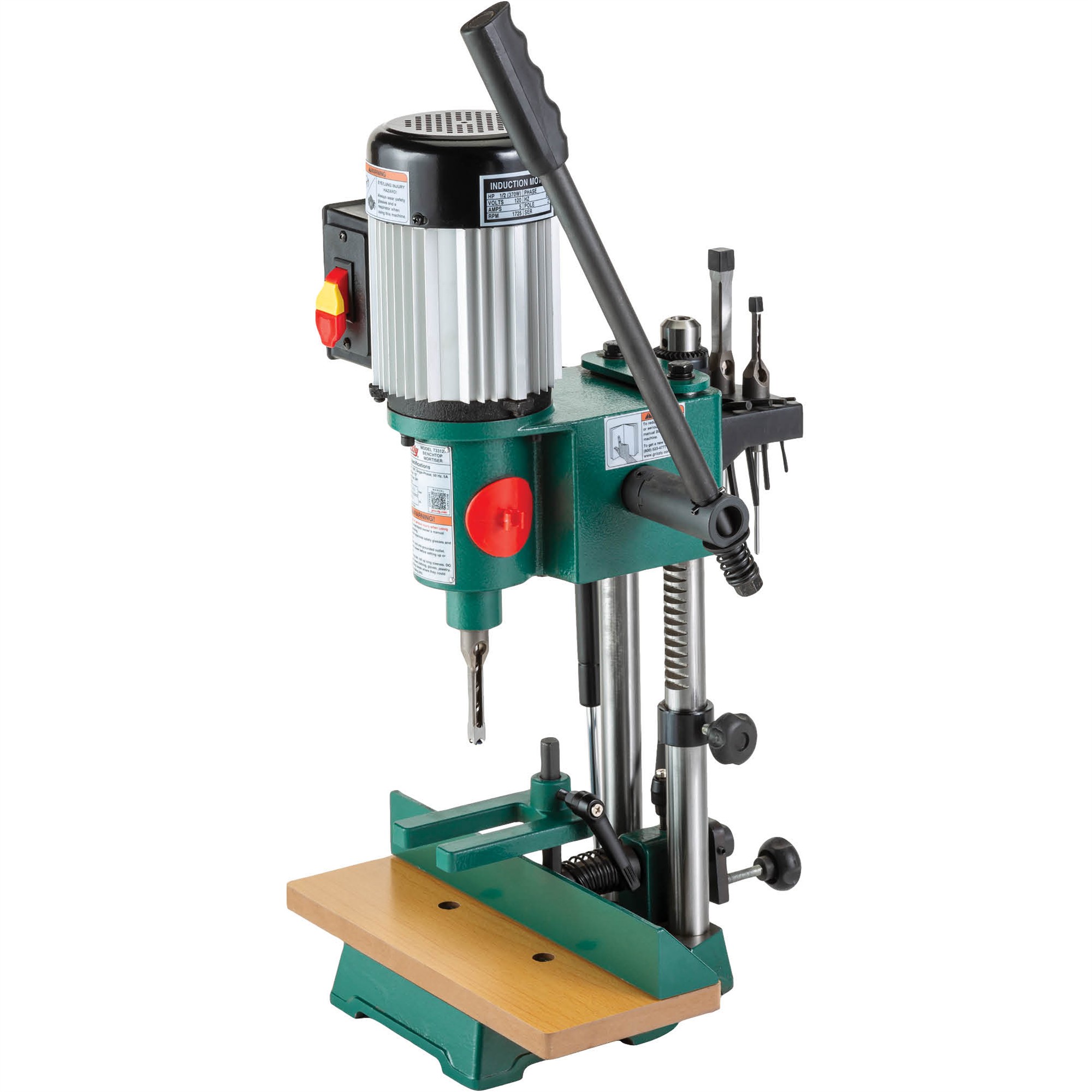 1/2 HP Benchtop Hollow-Chisel Mortiser - Grizzly Industrial, Inc.