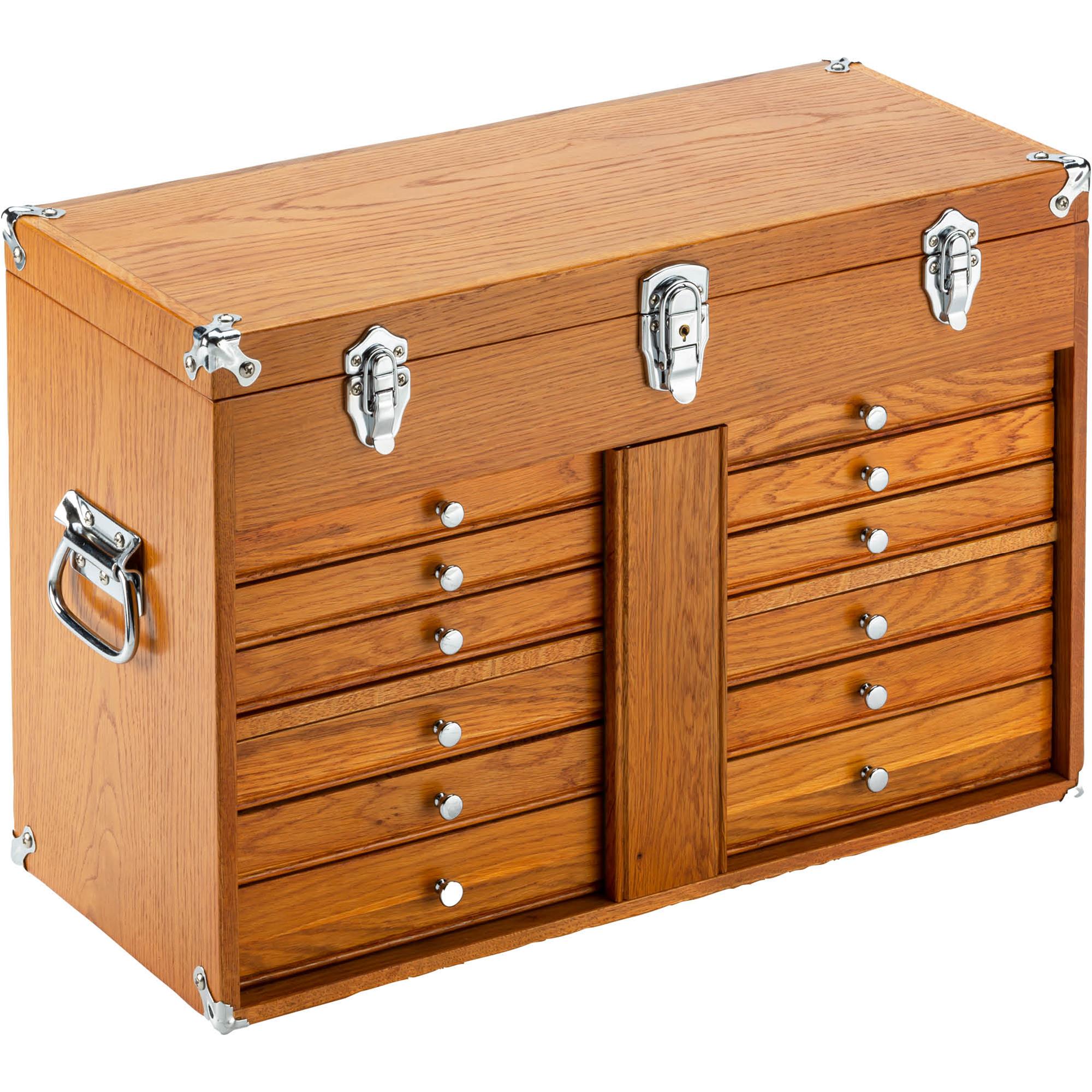 23" Series 9-Drawer Red Oak Tool Chest - Grizzly Industrial, Inc.