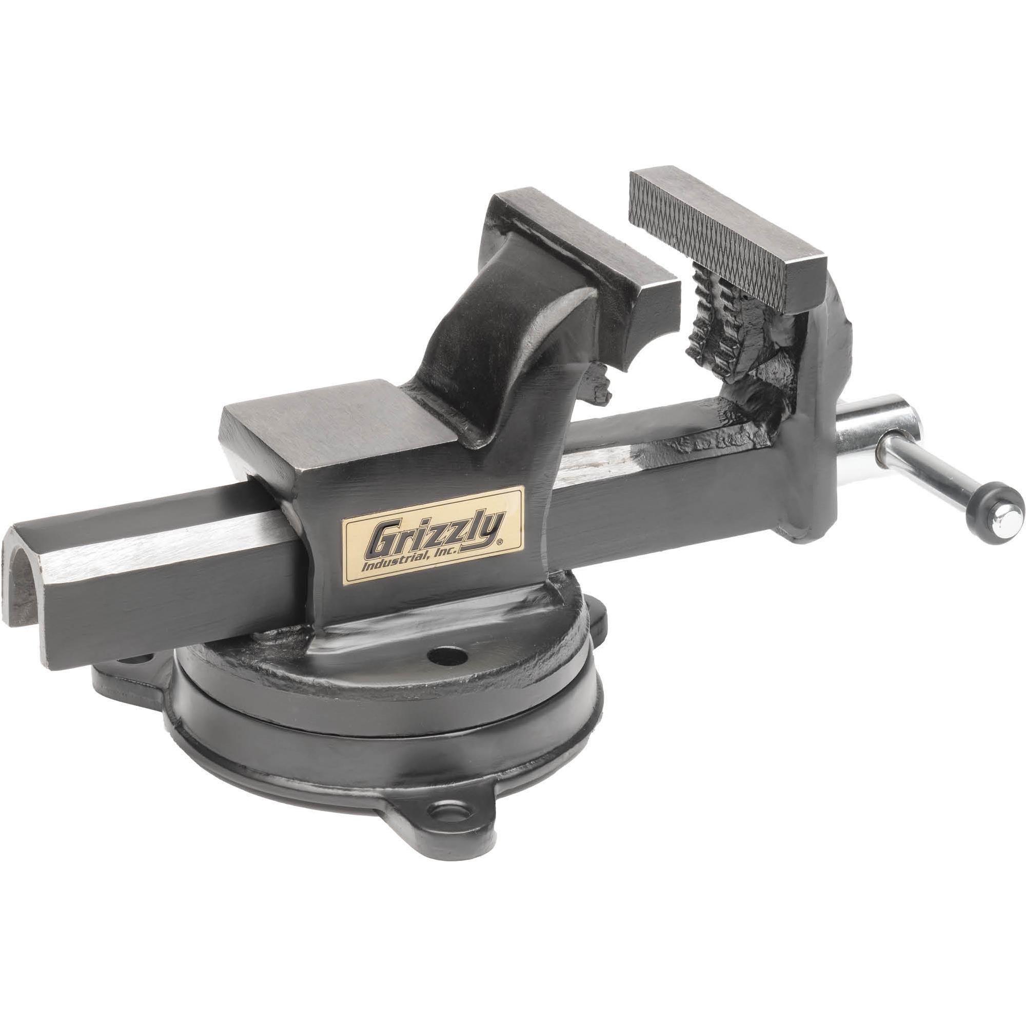 4" Drop-Forged Swivel Base Bench Vise - Grizzly Industrial, Inc.