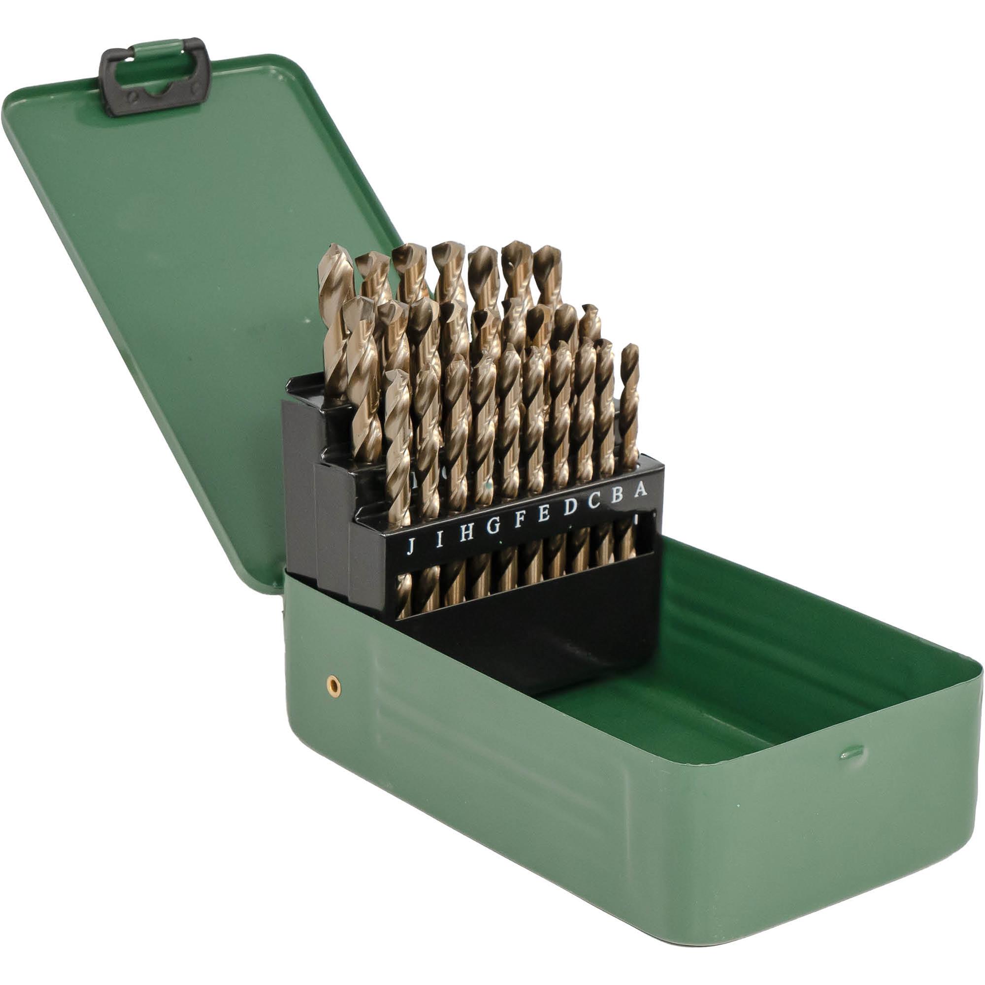 26-Pc. M35 HSS Cobalt Lettered A-Z Drill Bit Set - Grizzly Industrial, Inc.