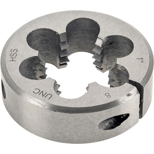 HSS Round Adjustable Split Die - 1"-8 x 2" - Grizzly Industrial, Inc.